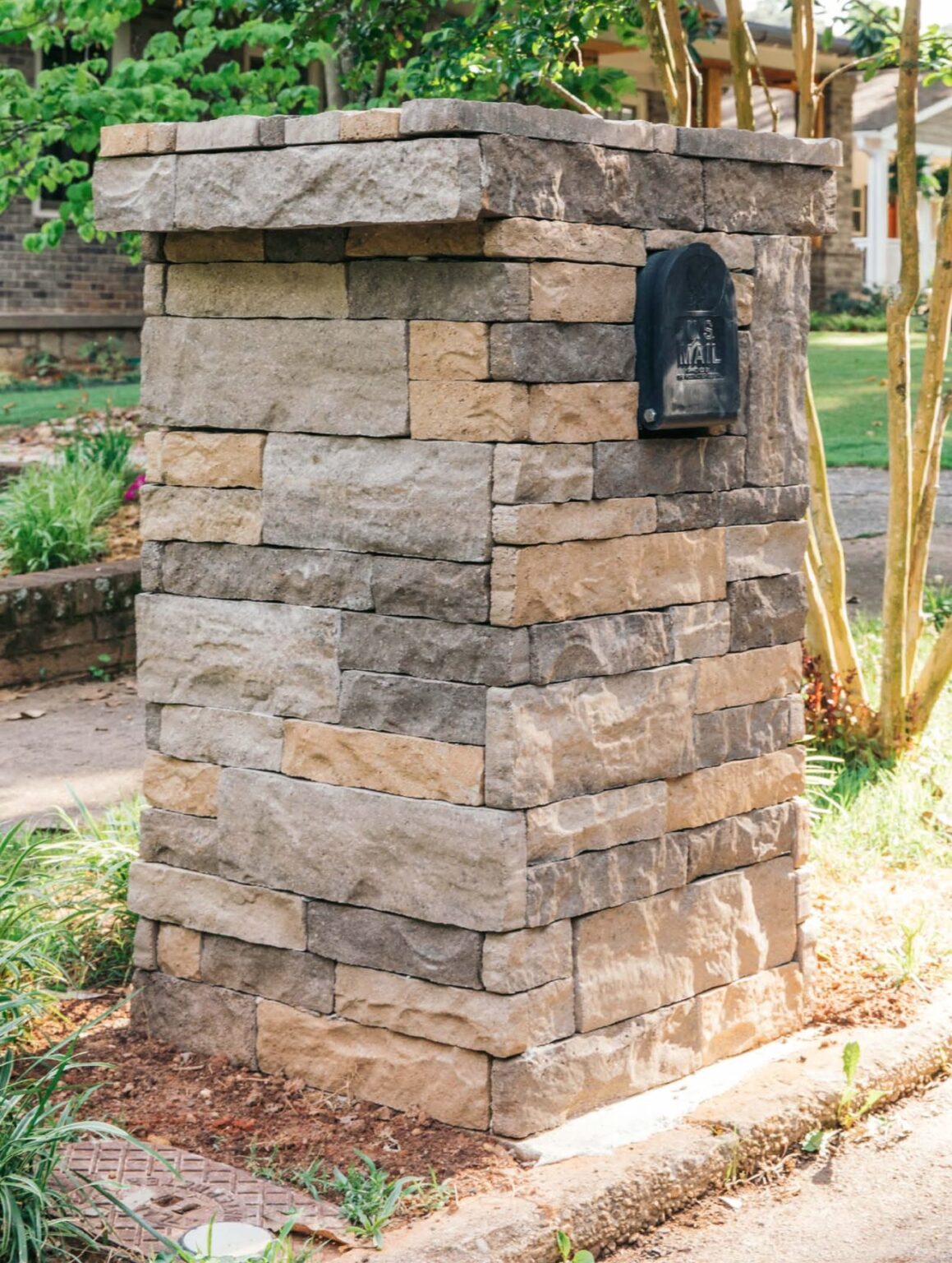 Build a Stone-veneer Monument Mailbox in 5 Easy Steps - Concrete Decor