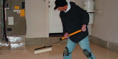 Versatile Building Products: Garage Floor Project - Concrete Decor