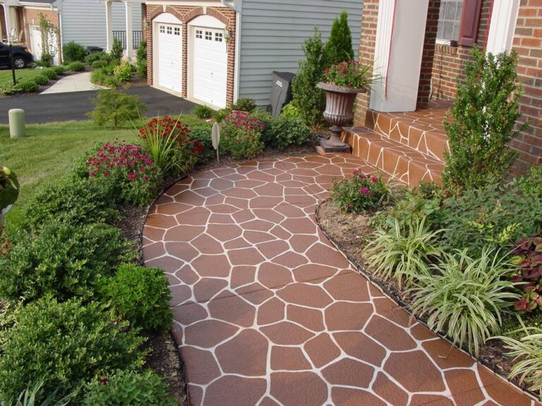 Stenciling Concrete for that Decorative Look - Concrete Decor